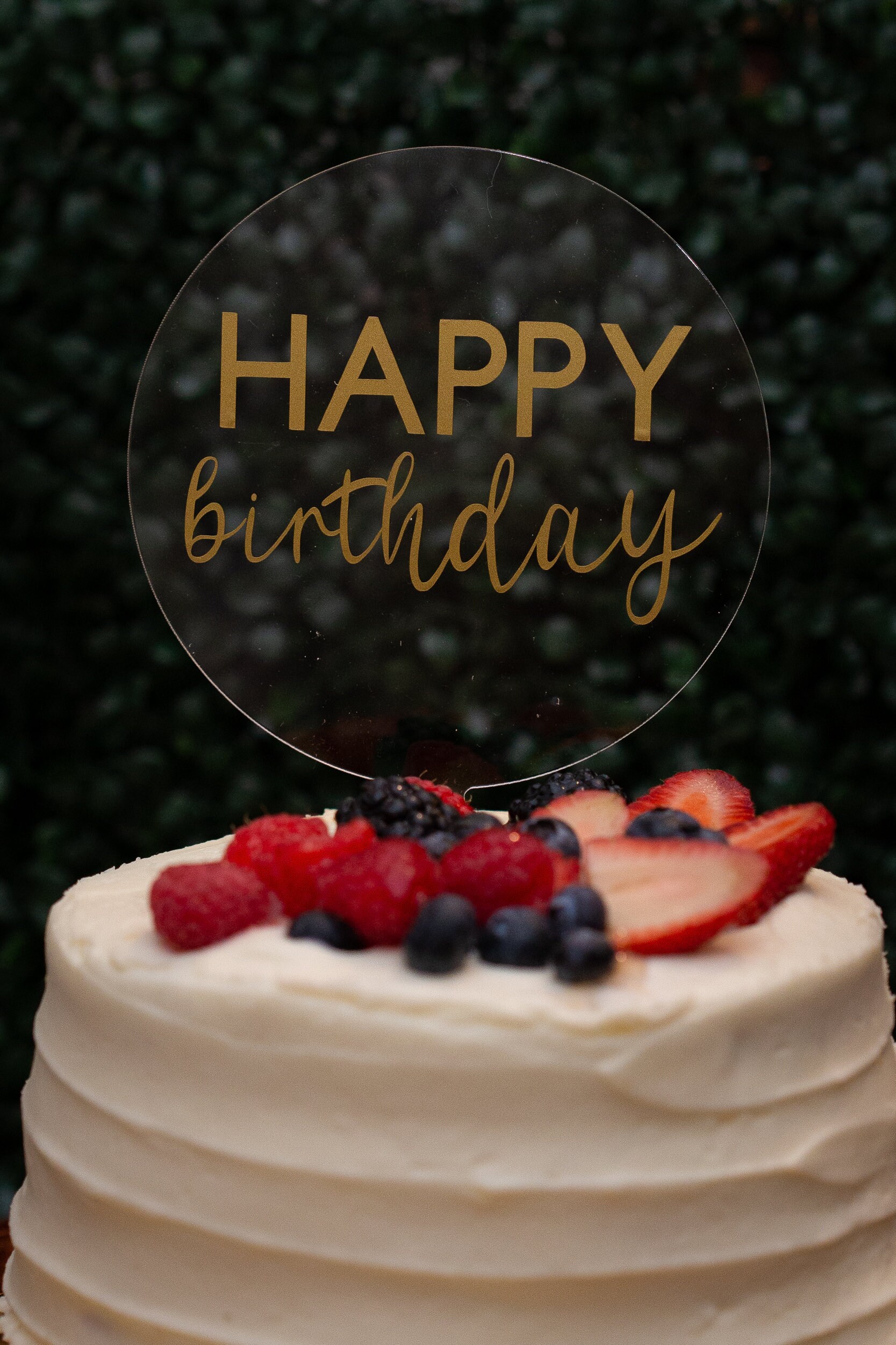 Birthday Cake Topper Happy Birthday Cake Sign Personalized - Etsy