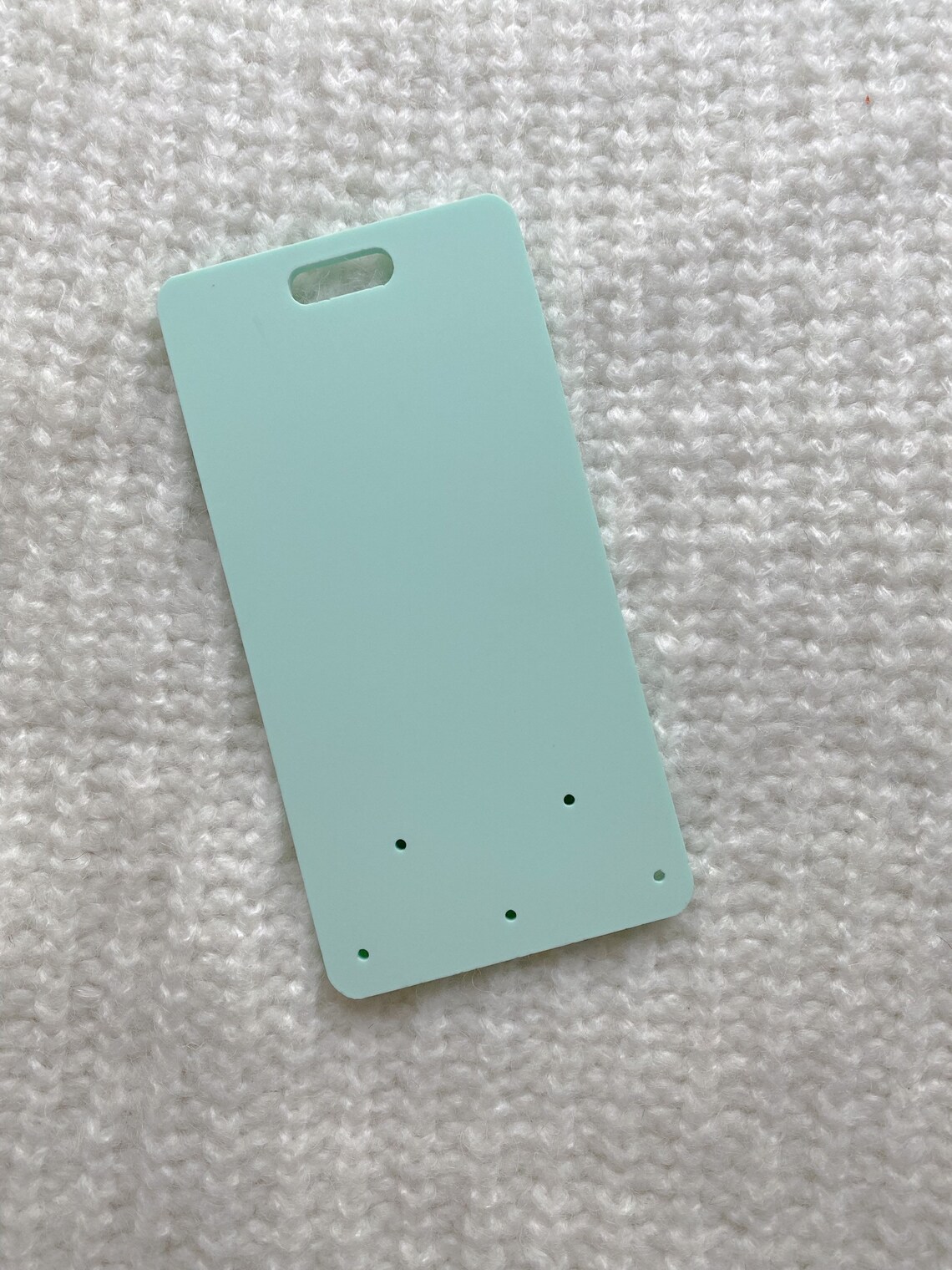 Badge Buddy Pin Holder Blank ID Card Backer With 5 Holes - Etsy