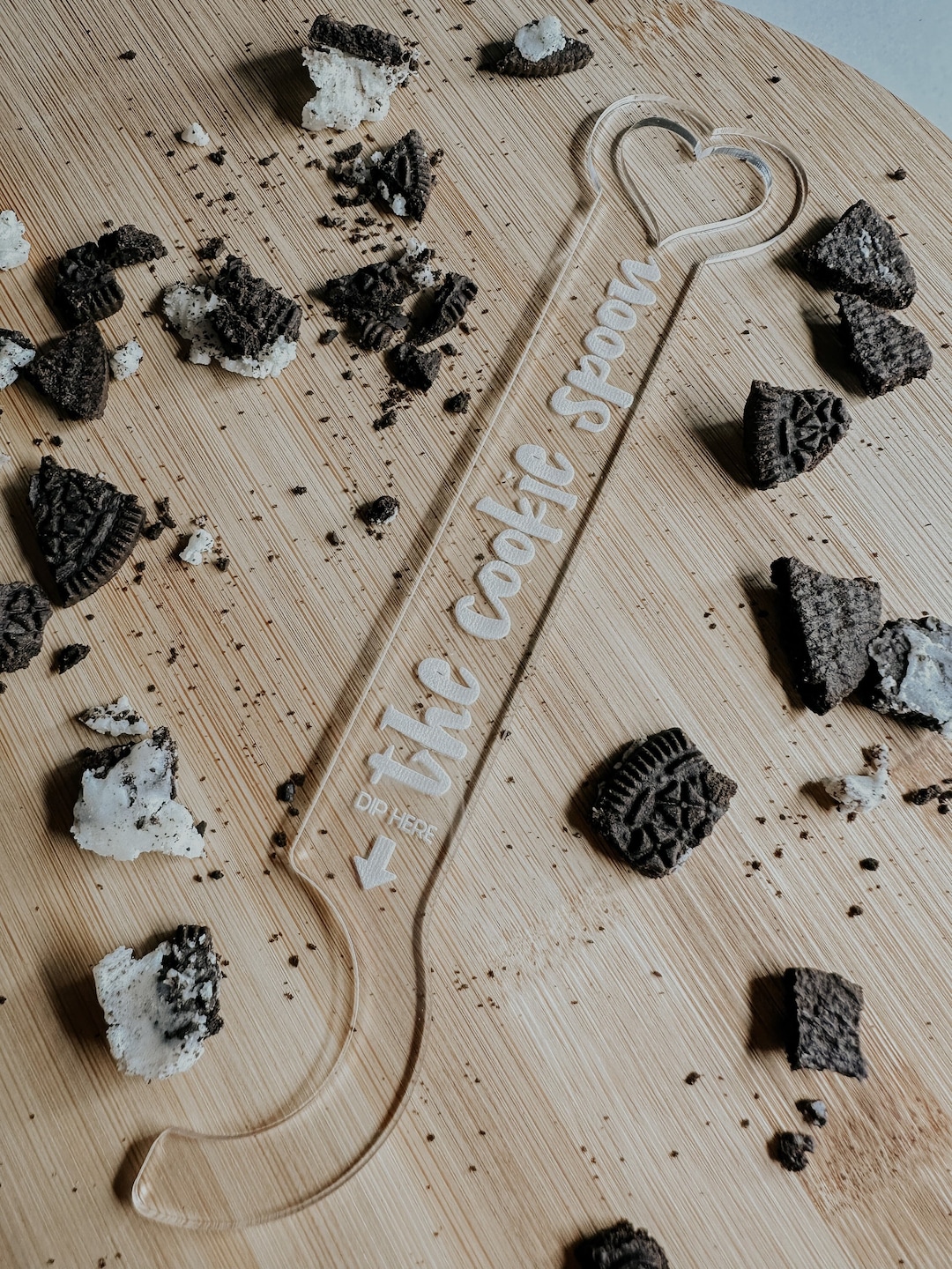 Valentine Cookie Spoon, Cookie Dipper, Engraved, Cookie Dipping Spoon ...