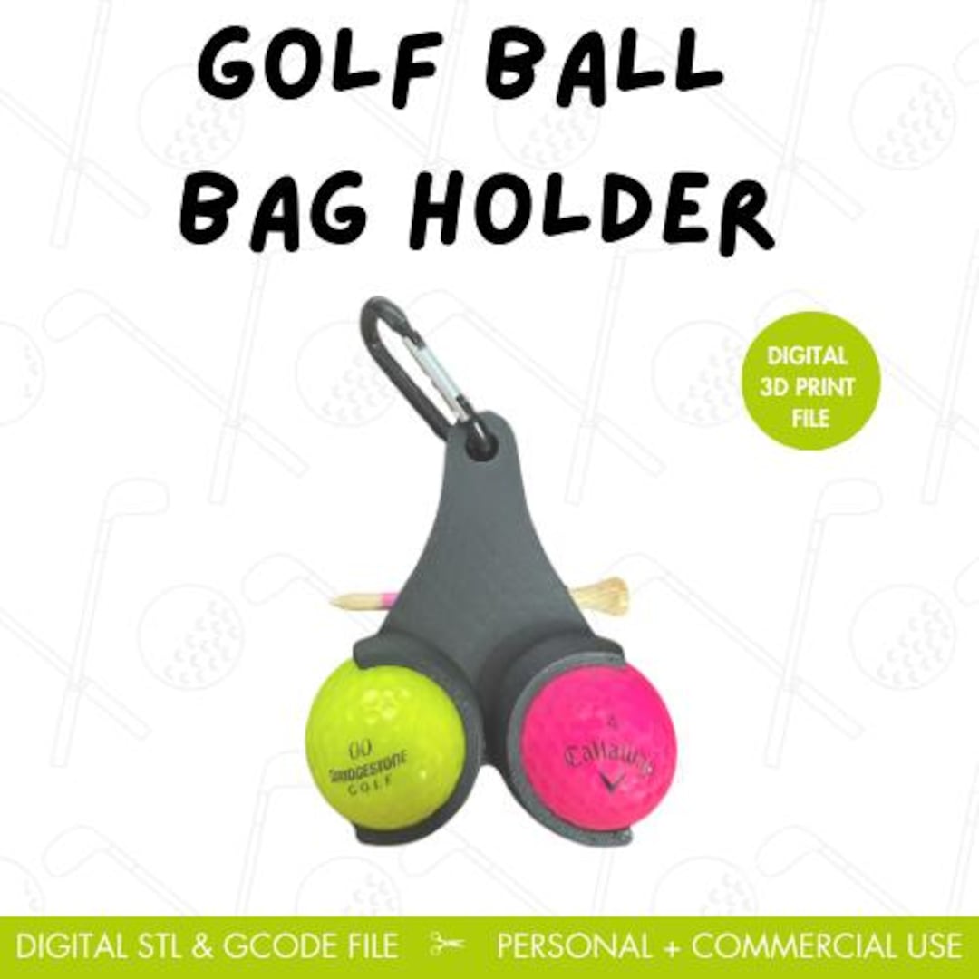 DIGITAL FILE Golf Ball & Tee Holder, 3d Printed Personalized Funny Golf ...