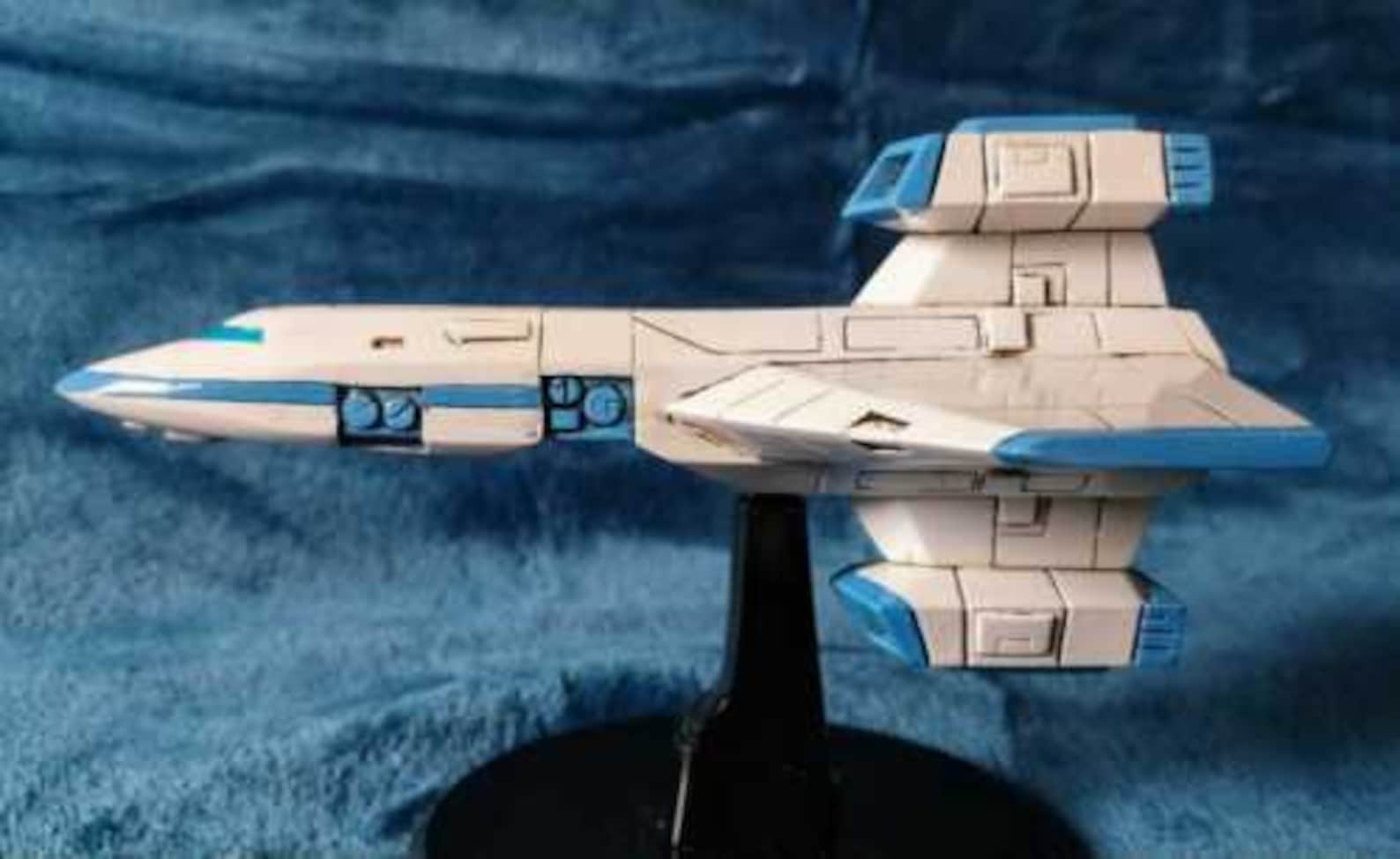 Galaxy rangers ranger-1 starship model hand made | Etsy