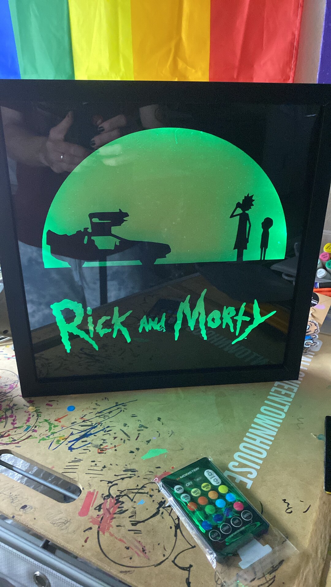 Rick and Morty 12 X 12 Lightbox LED - Etsy