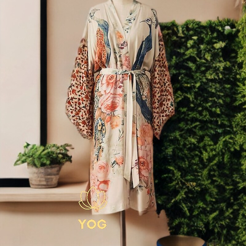 Long Kimono Robe - Etsy