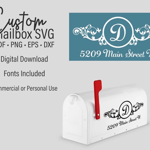 Mailbox SVG Pdf Png EPS DXF Clip Art for Cricut - Etsy