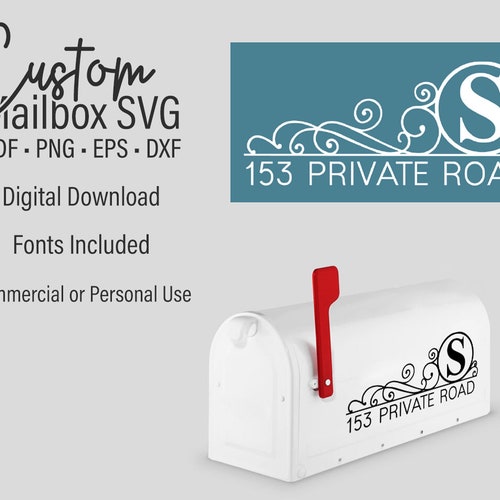 Mailbox SVG Pdf Png EPS DXF Clip Art for Cricut - Etsy