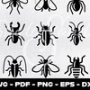 INSECT SVG Digital Download, Insect DXF, Insect Png, Bugs Svg, Bugs Dxf ...