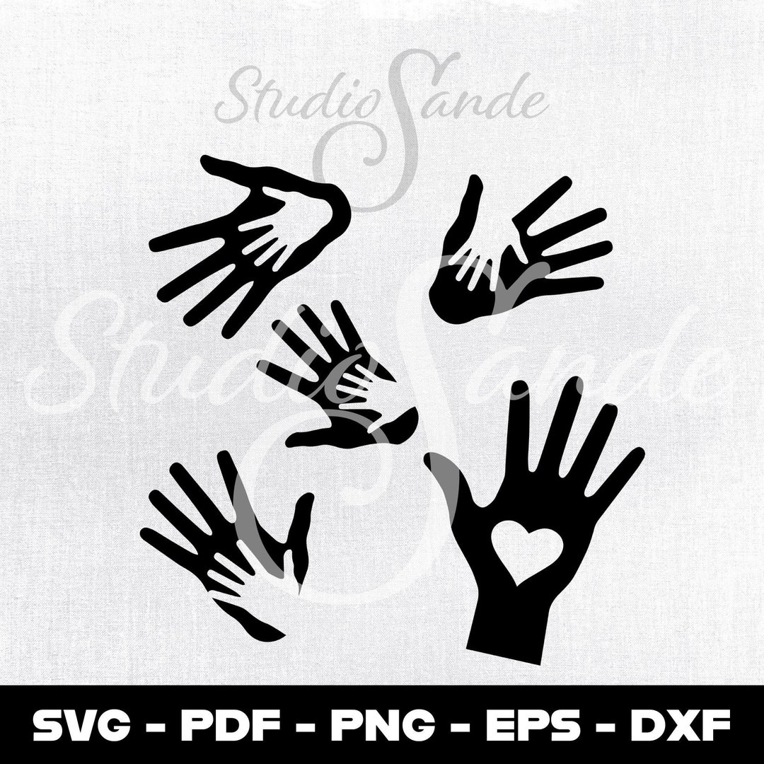 Reaching Hands SVG, Caring Hands SVG, Helping Hands Svg, Adult Kid Arms ...