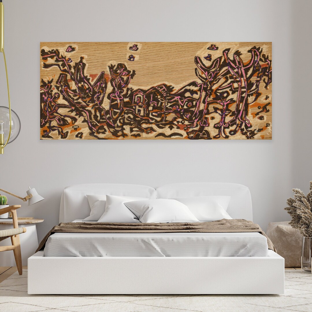 Extra Large Wall Art, Modern Painting Print on Canvas, Print Abstract ...