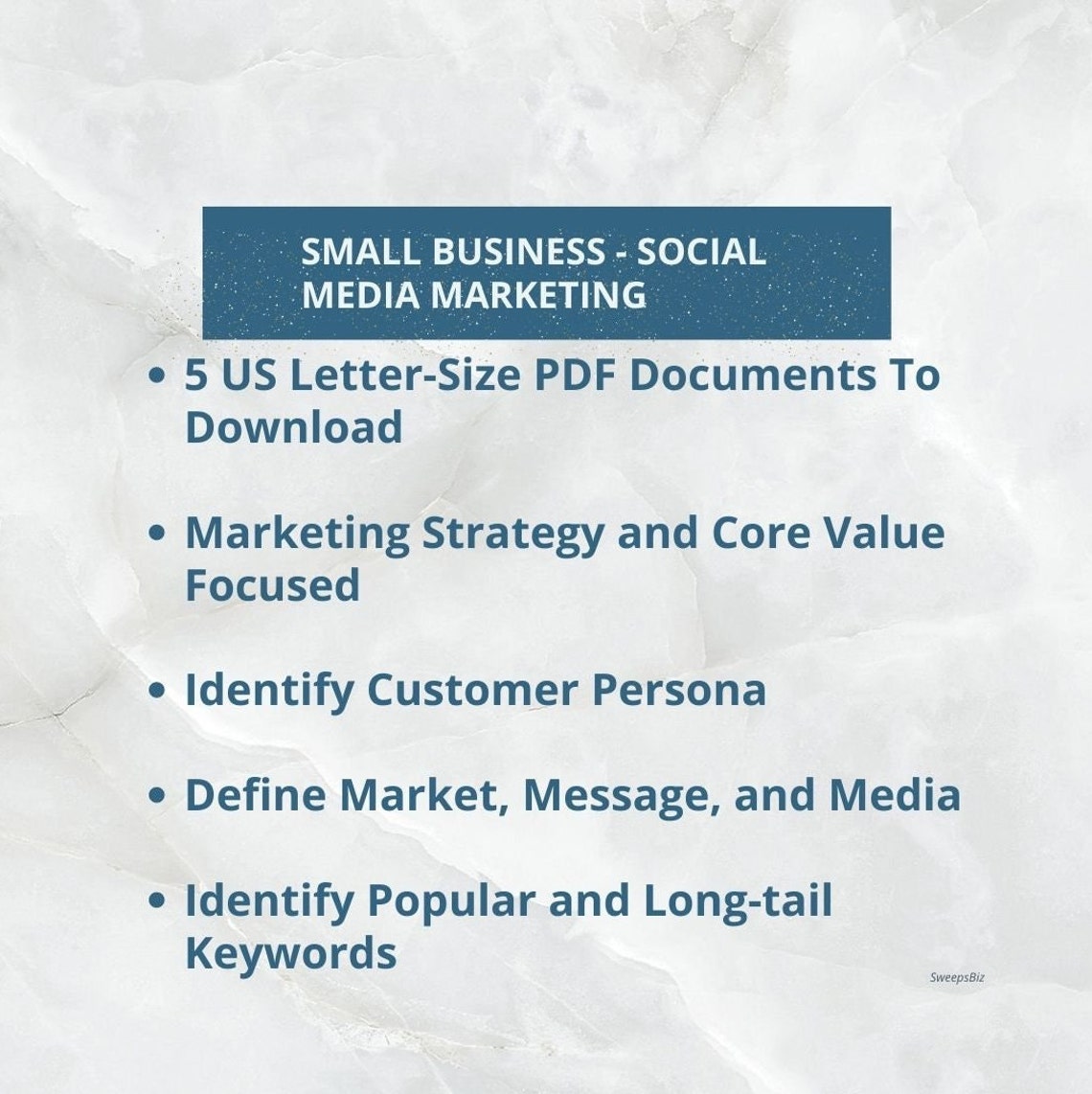 Social Media Strategy Forms for Small Businesses in PDF Format, Social ...