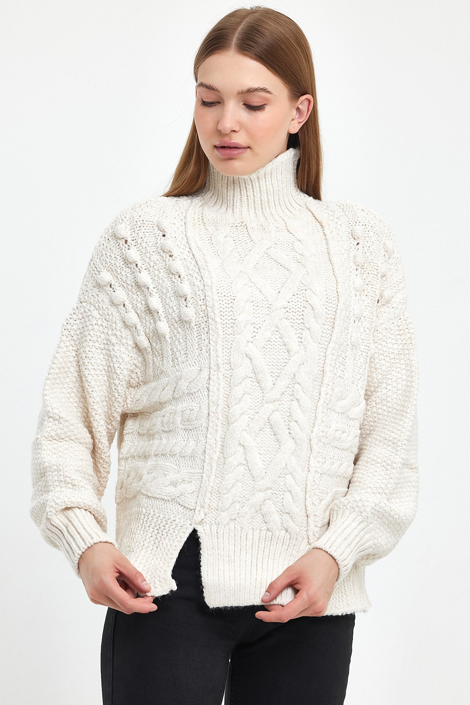 Soft Sweater, White Sweater, Crochet Sweater, Women's Sweater, Fall ...