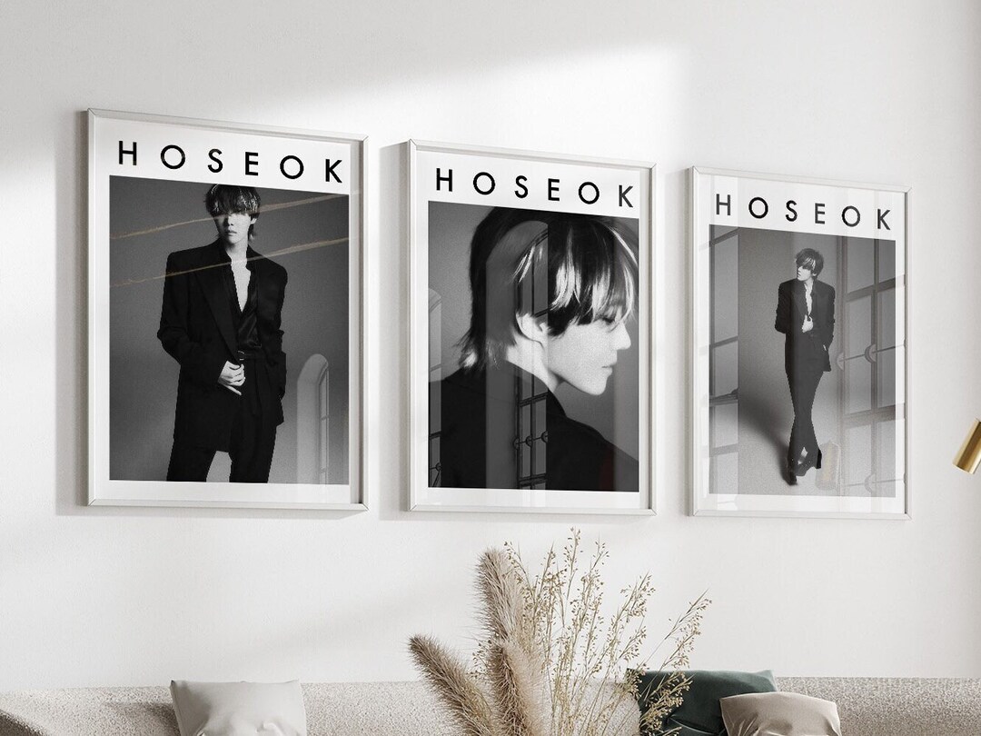 J-hope BTS Poster Set of 3 (digital Download), Aesthetic BTS Jhope Wall ...