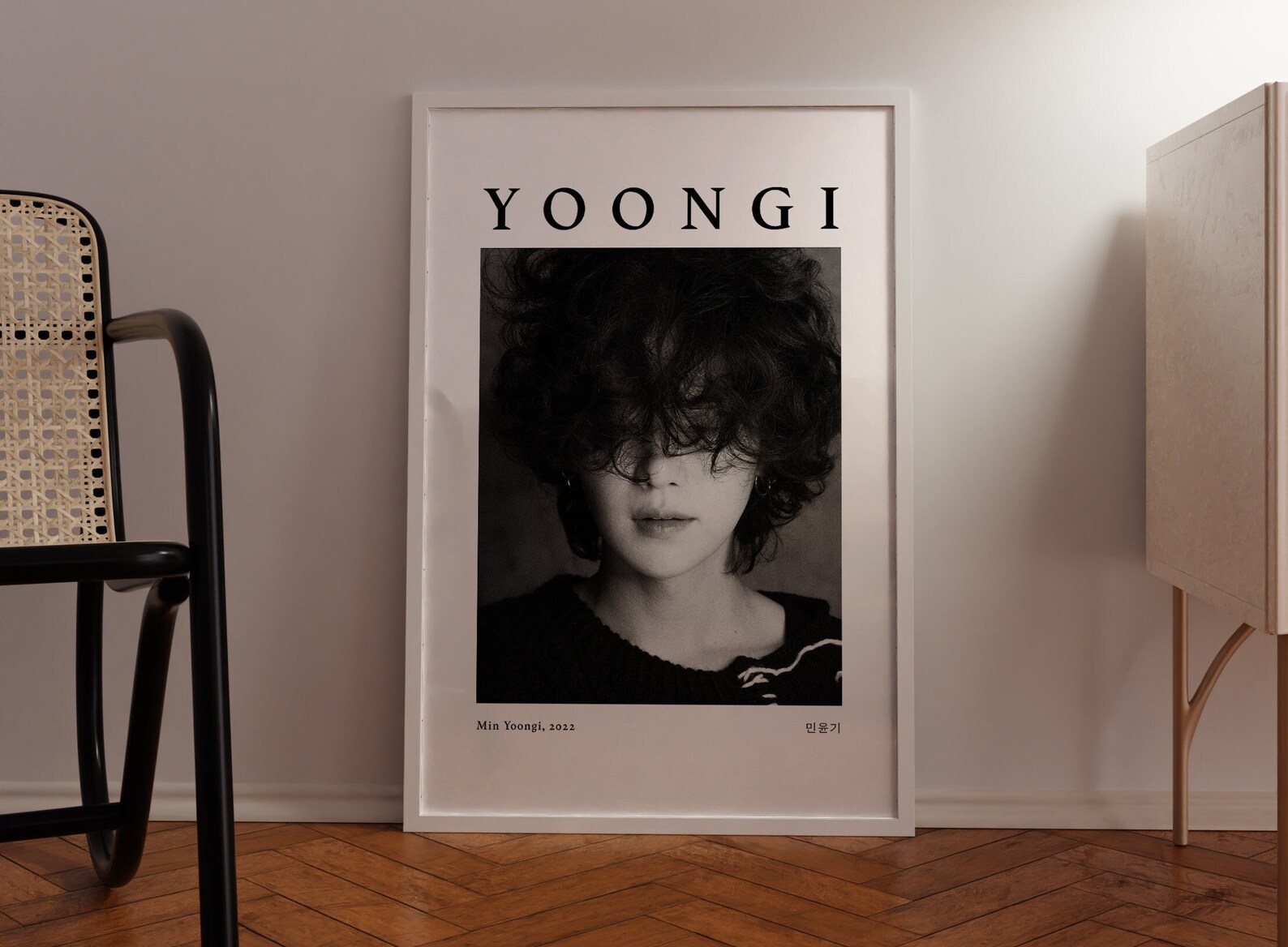 Yoongi BTS Poster Set of 3 digital Download SUGA Minimalist - Etsy
