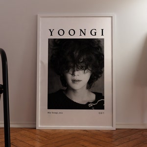 Yoongi BTS Poster Set of 3 (digital Download), SUGA Minimalist Bts ...