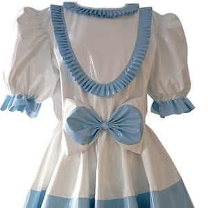 Sissy Maids Dress Front Bow Lockable - Anadincrafts.com - Etsy