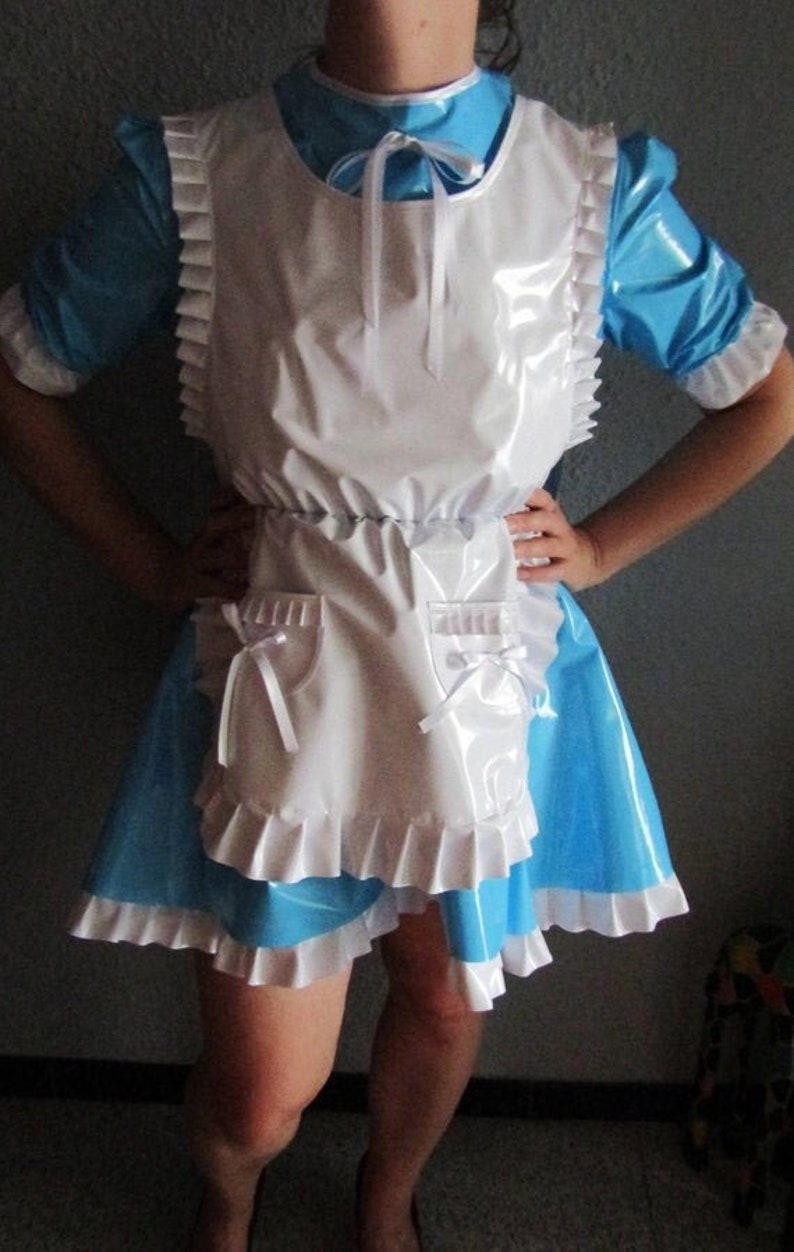PVC alice Sissy Dress PVC Maids Dress - Etsy UK