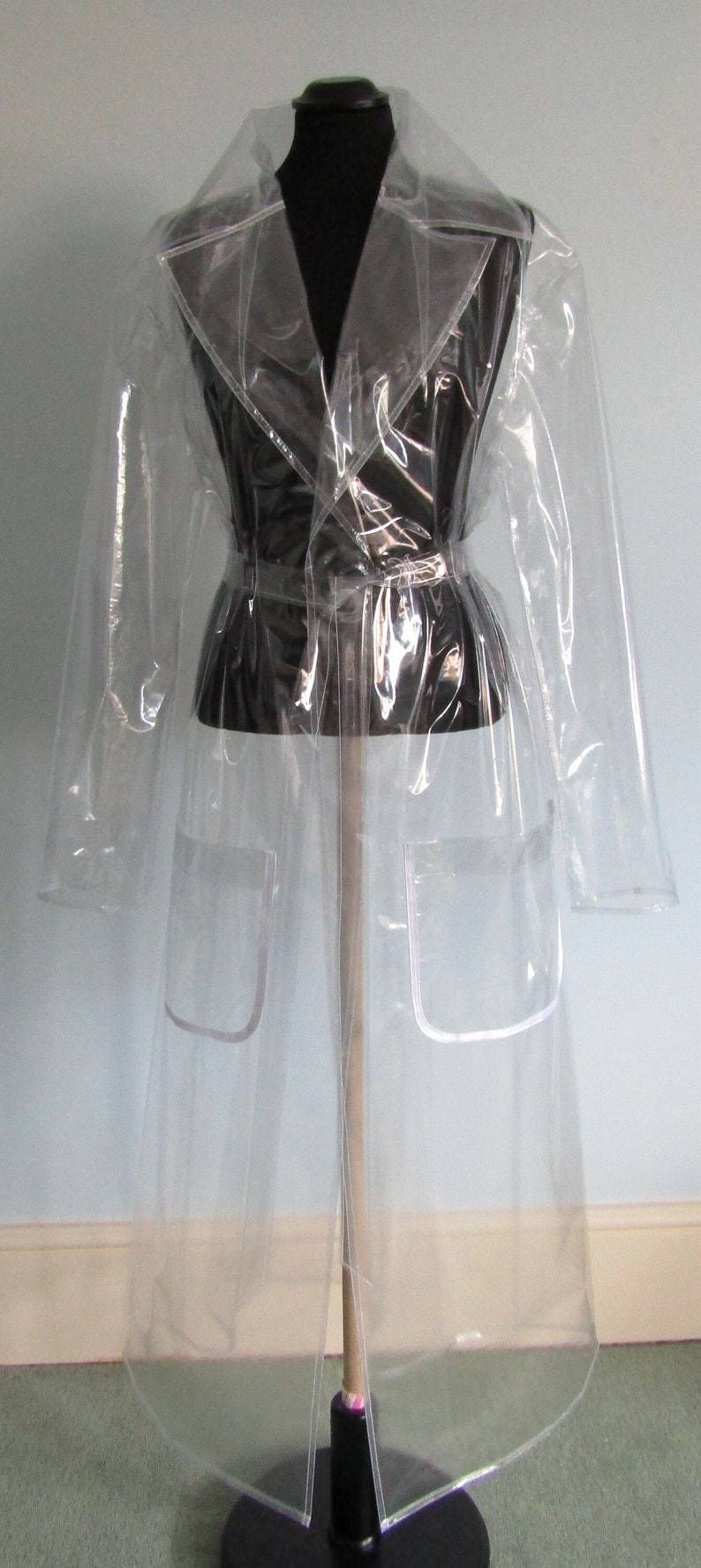 Raincoat Glass Clear Transparent Vinyl Raincoat - Etsy
