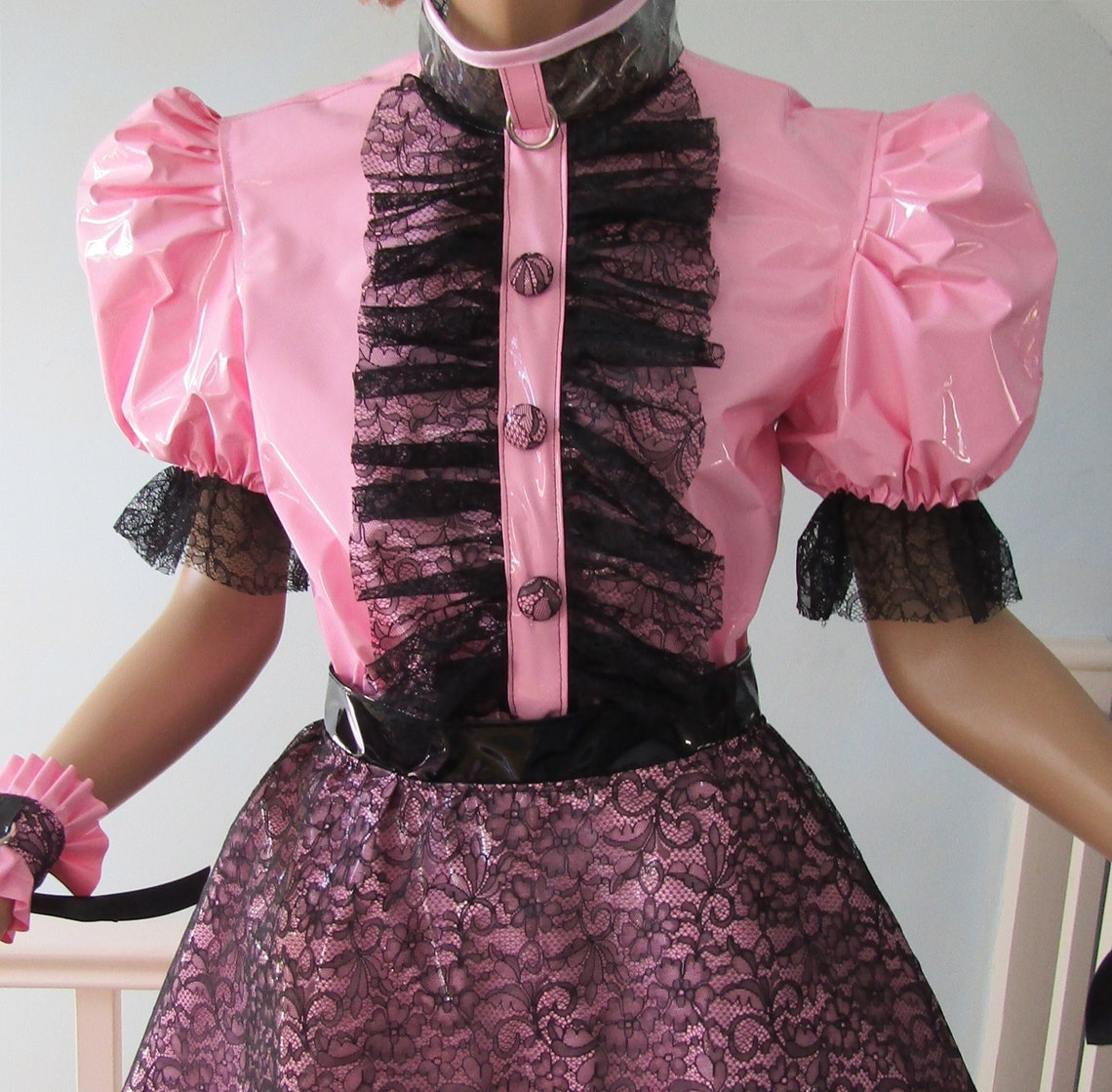 Sissy Dress PVC Maids Sissy Dress Lockable - Etsy UK