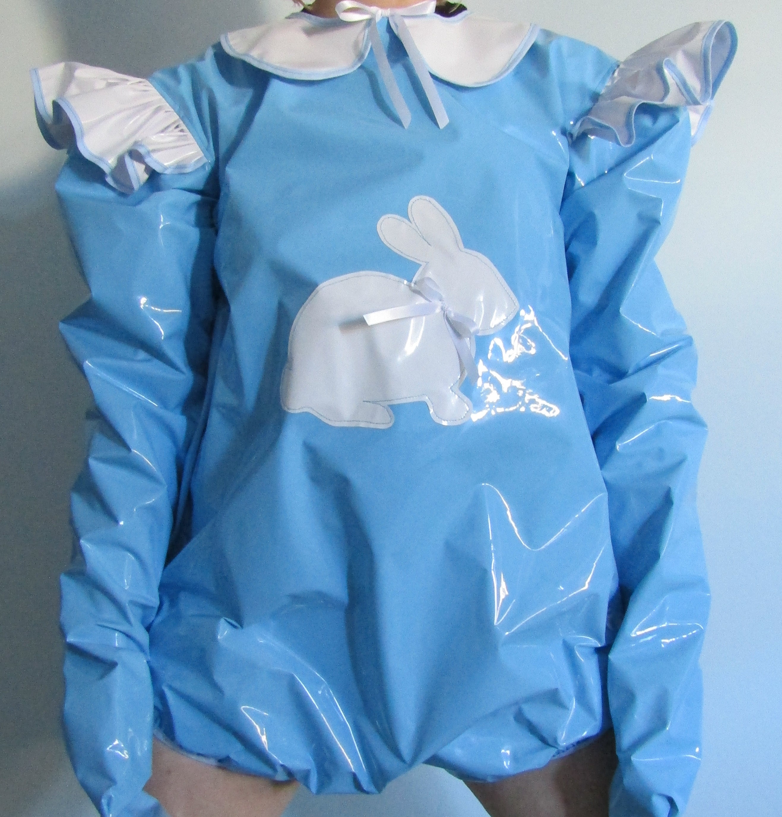 Bunny Romper Adult Baby Lockable PVC Romper - Etsy