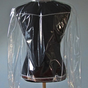Glass Clear Jacket, Vinyl Transparent Jacket - Etsy