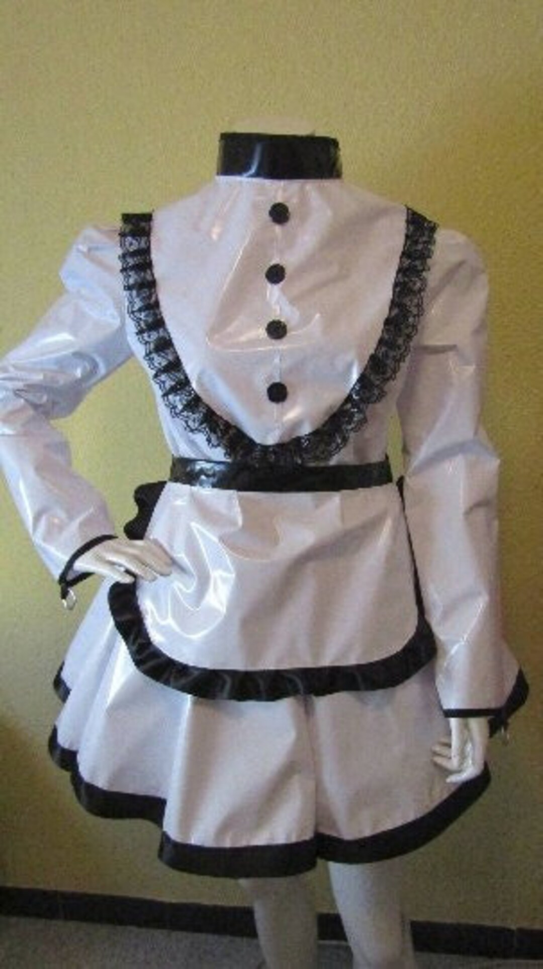 Sissy Maids Dress Lockable PVC - Etsy UK