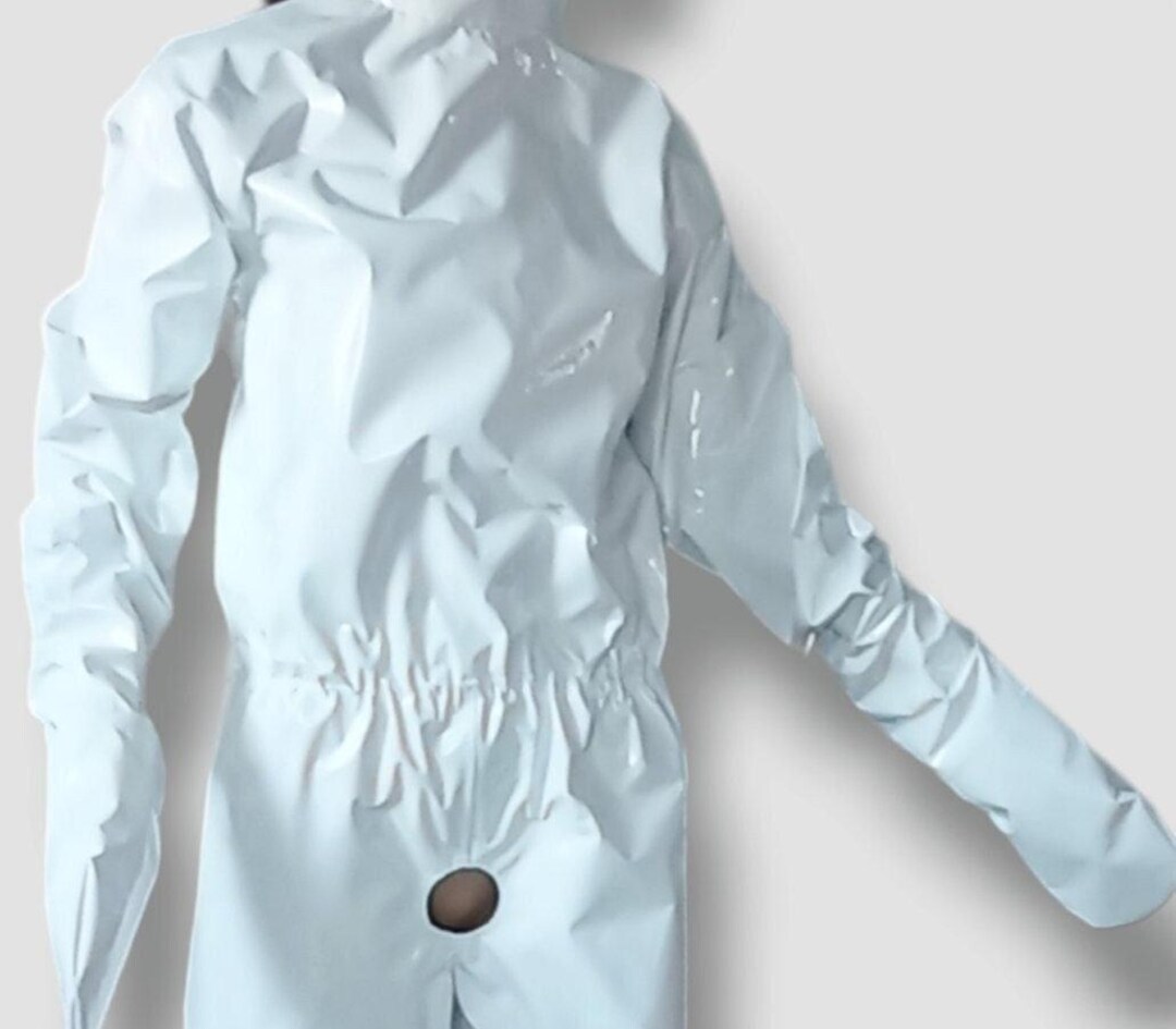 Lockable Full Body Suit Enclosed Hands/feet Vinyl PVC Suit - Etsy