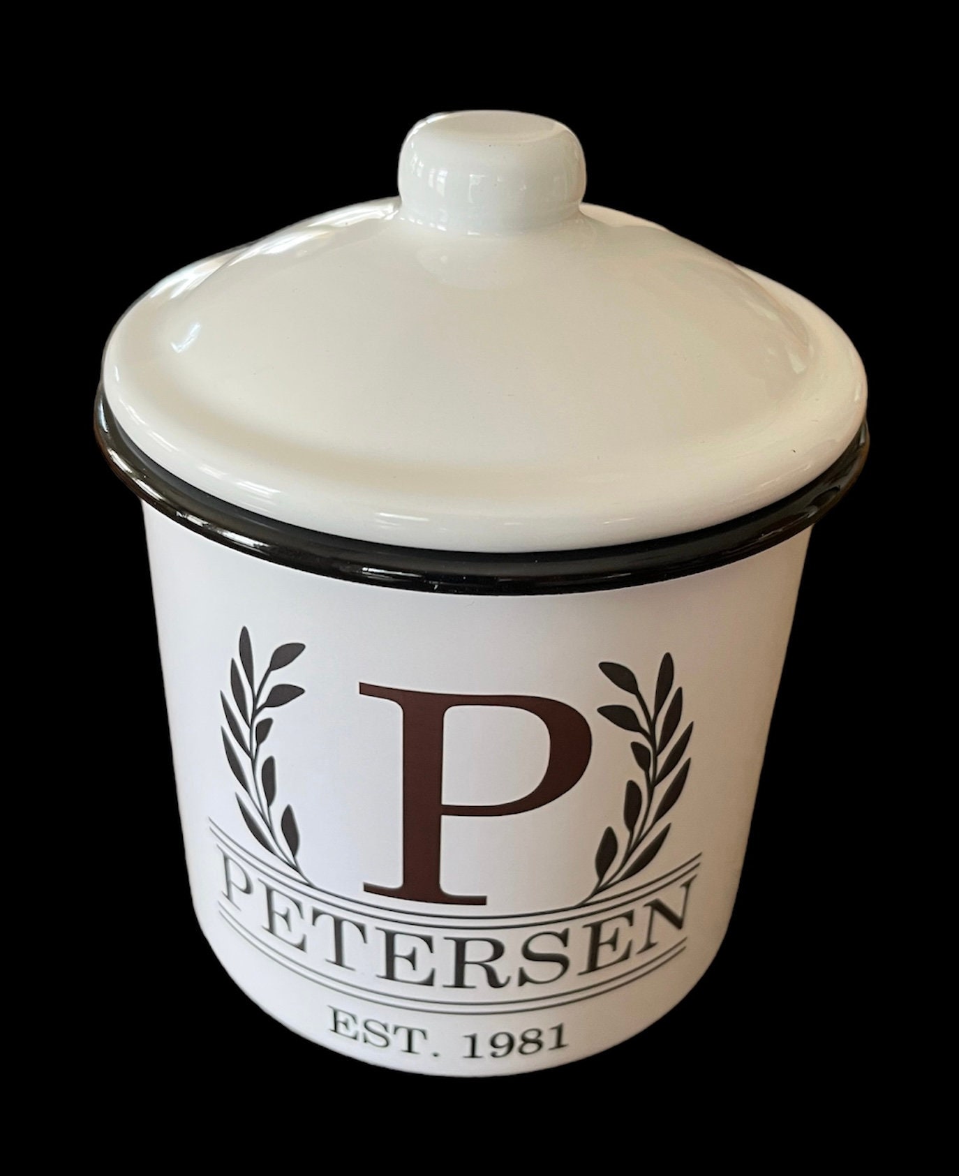 Personalized Canister - Etsy