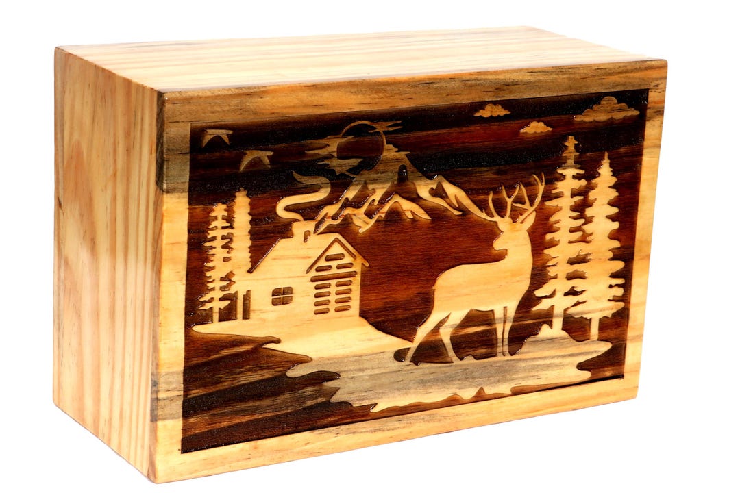 Handmade Rosewood Cremation Urn Box: Tree of Life, Personalized - Etsy
