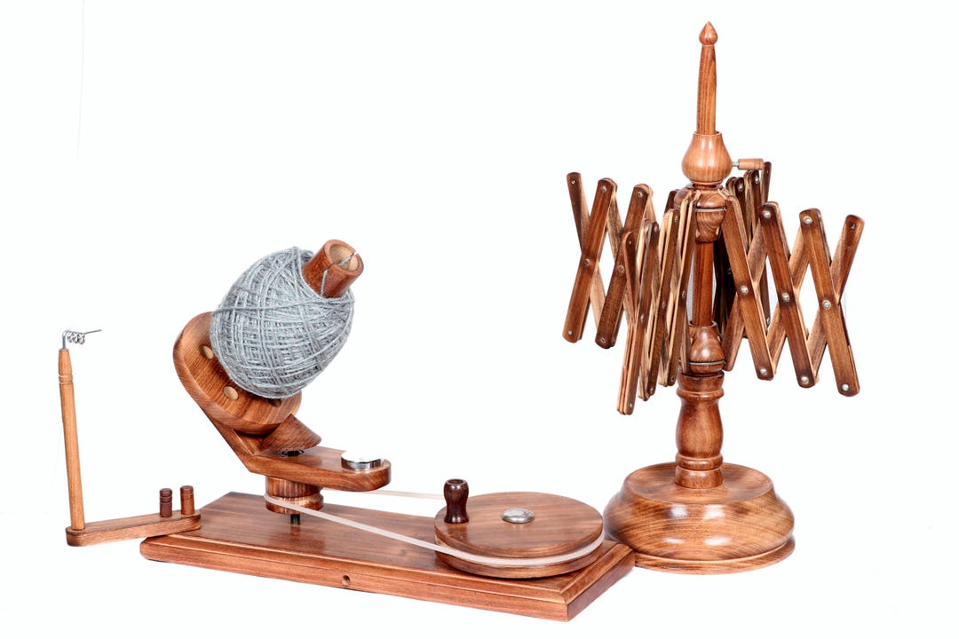 Handcrafted Sheesham Wood Yarn Winder & Swift: Knitting Crochet Tool - Etsy