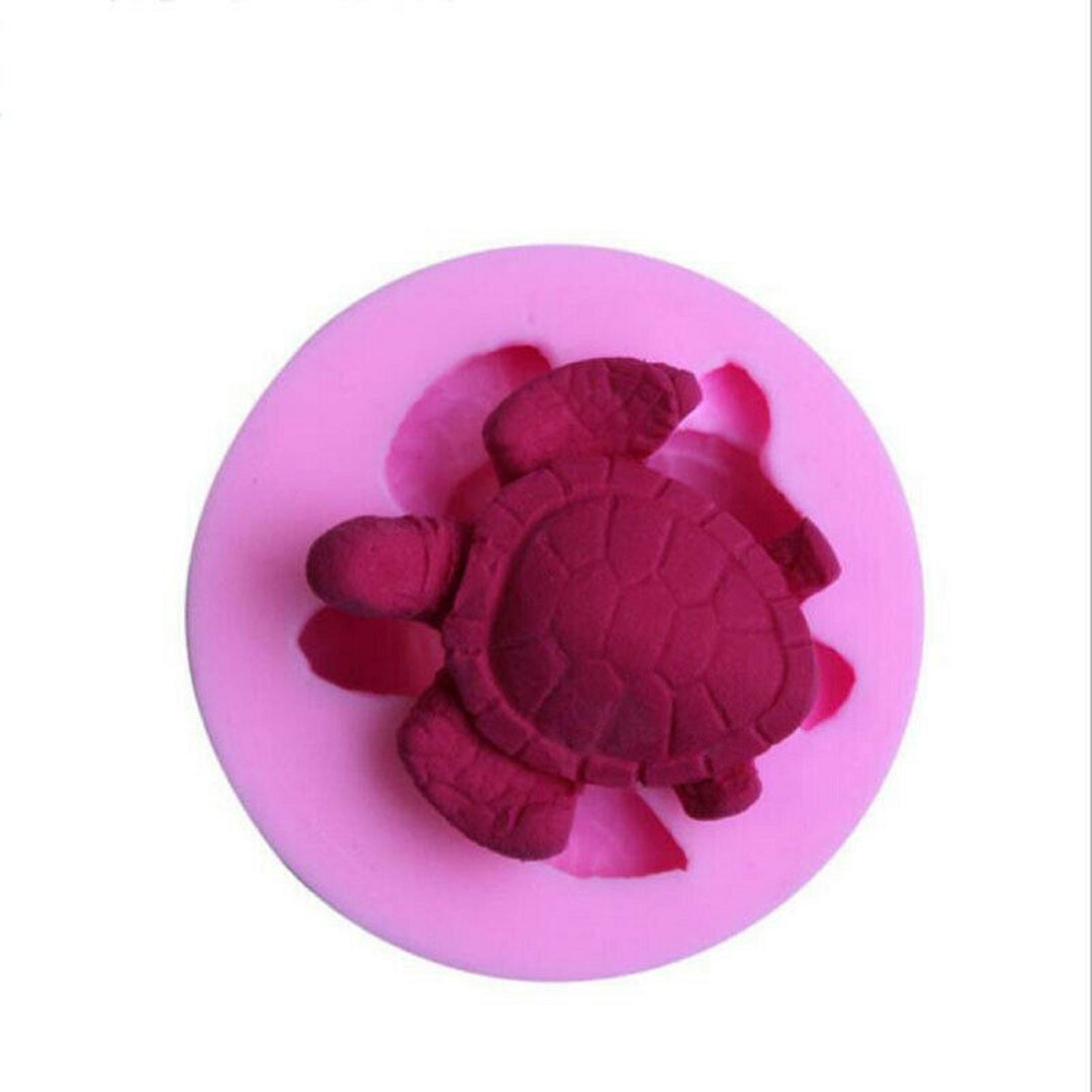 3D Turtle Silicone Fondant Birthday Cake Topper Mould - Etsy