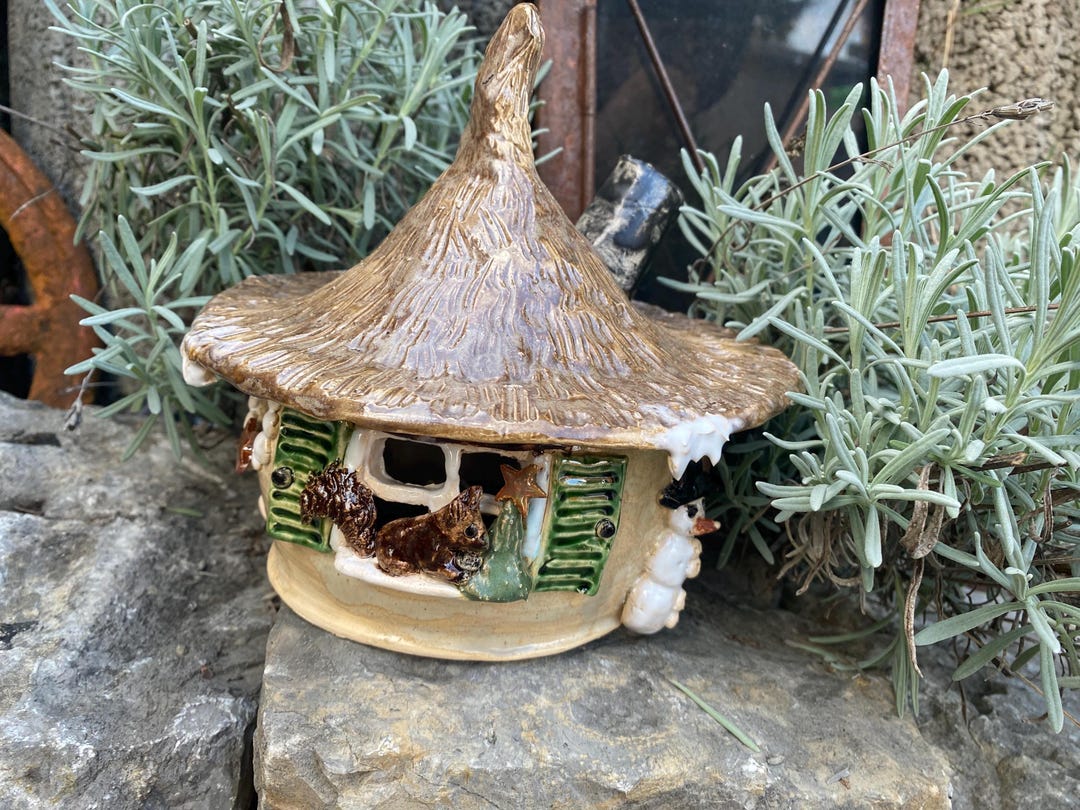 Ceramic Gnome House - Etsy