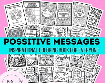 Positive Coloring | Etsy