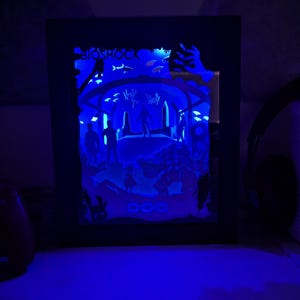 Bioshock - Lightbox, Shadowbox, Video Game Decor, Unique Piece, Geek ...