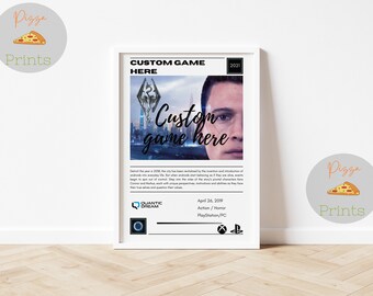 Video Game Posters | Etsy