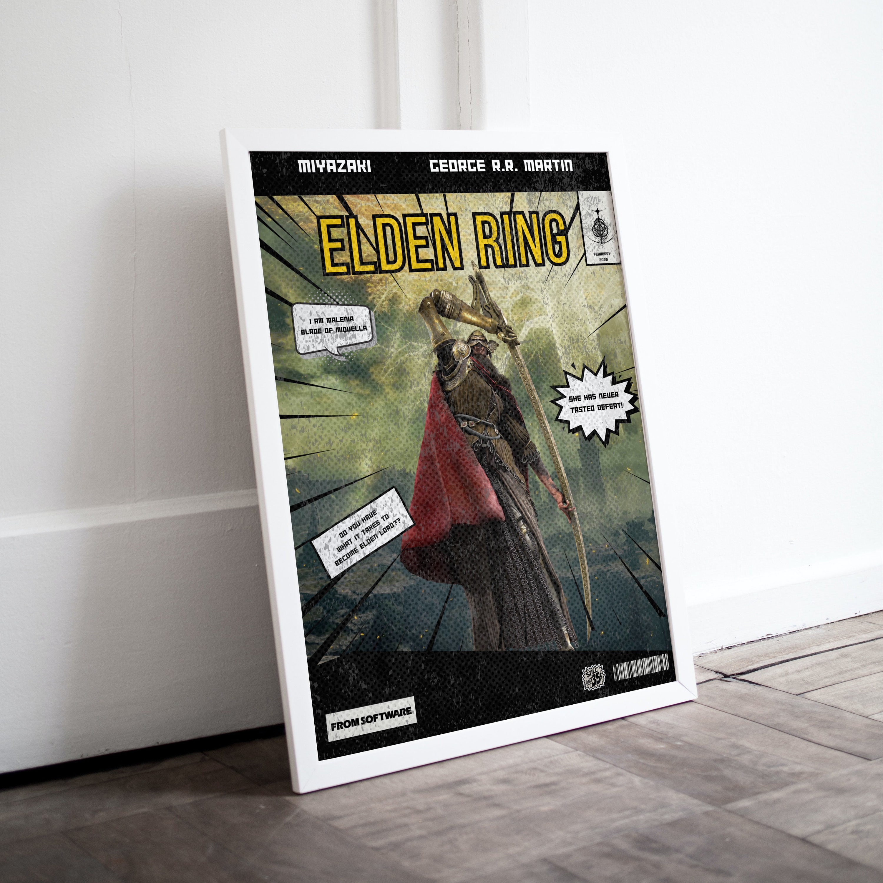 Elden Ring Comic Book Poster - Etsy