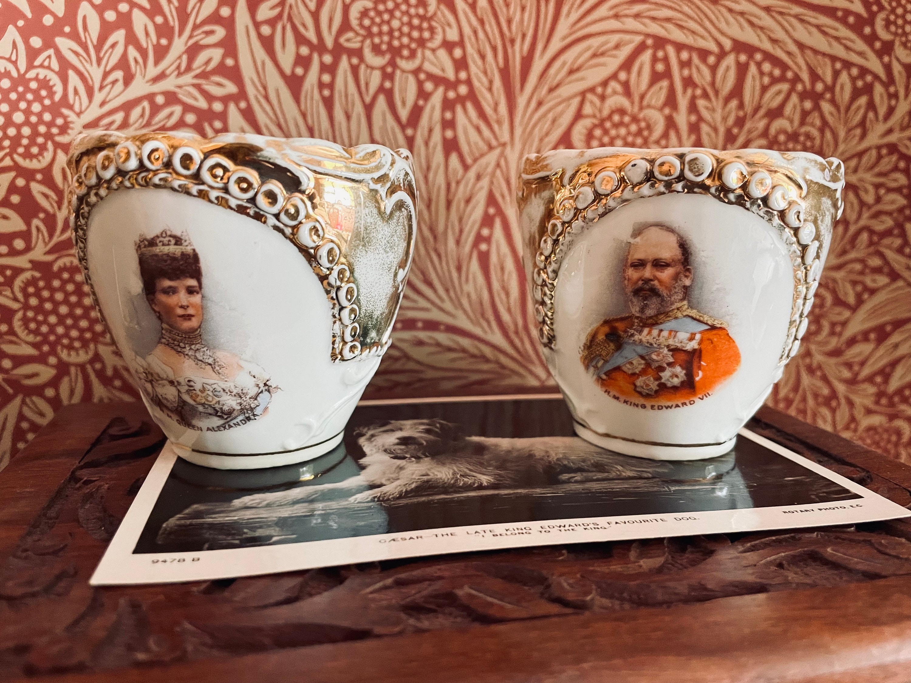Commemorative King Edward VII & Queen Alexandra of Denmark Cups ...