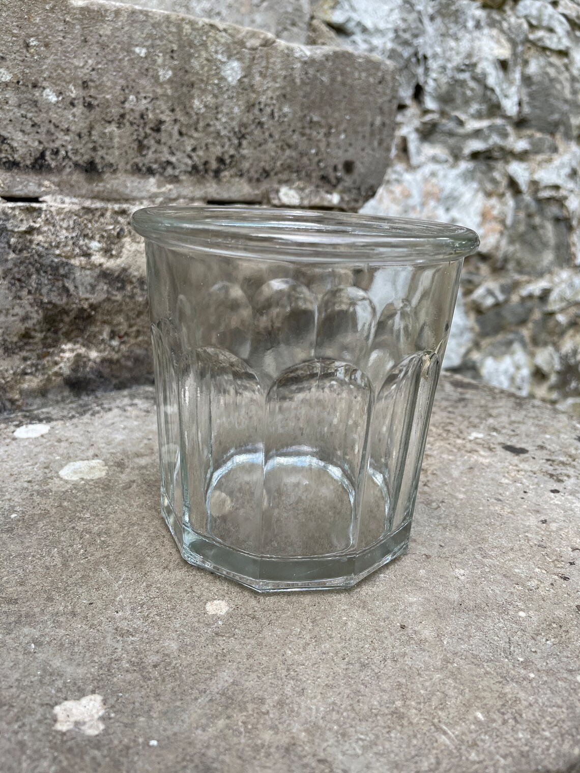 Vintage French Jam Jar | Glass Jam Jar | Decorative Glass Jar | Large ...