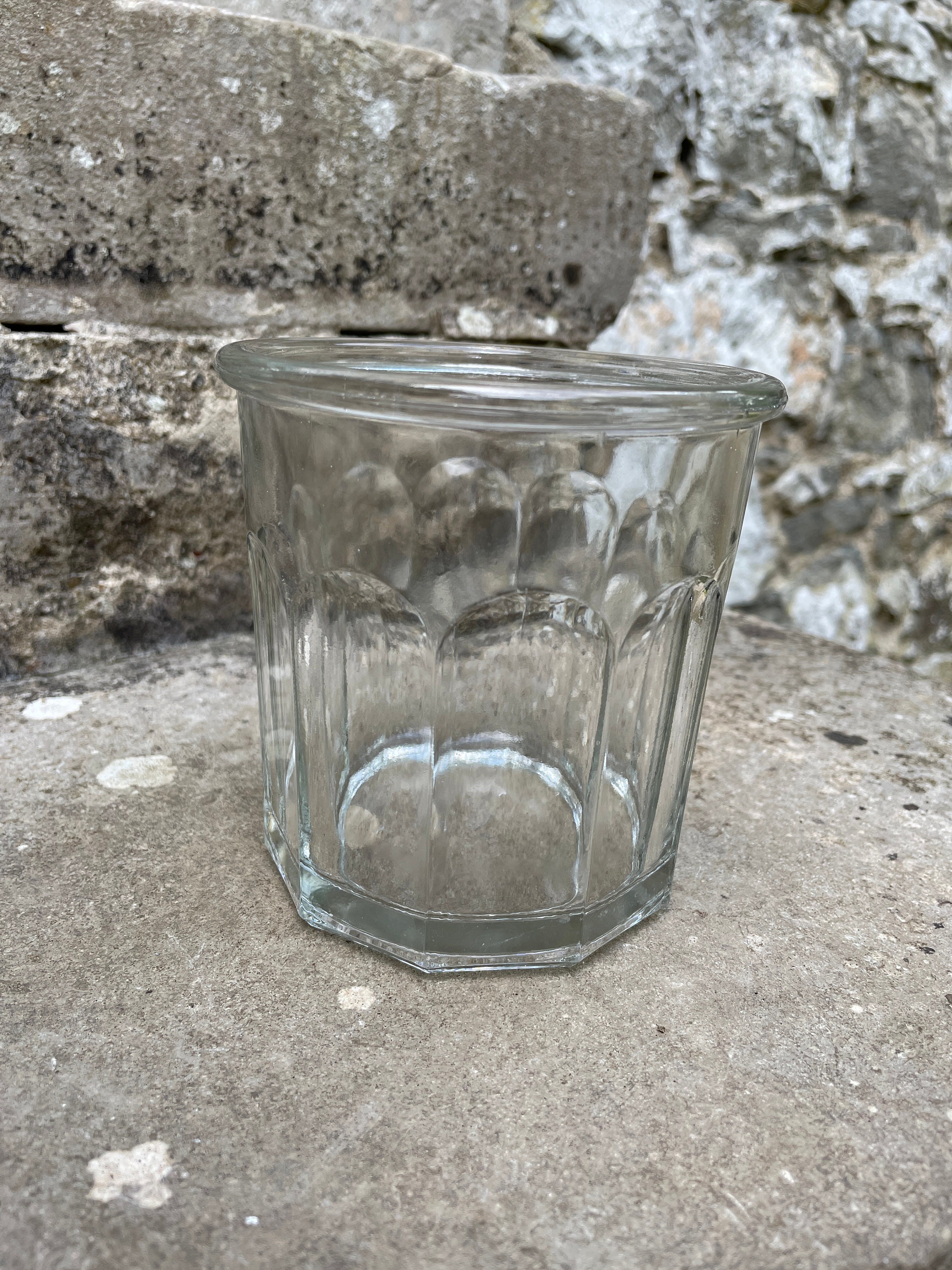 Vintage French Jam Jar | Glass Jam Jar | Decorative Glass Jar | Large ...