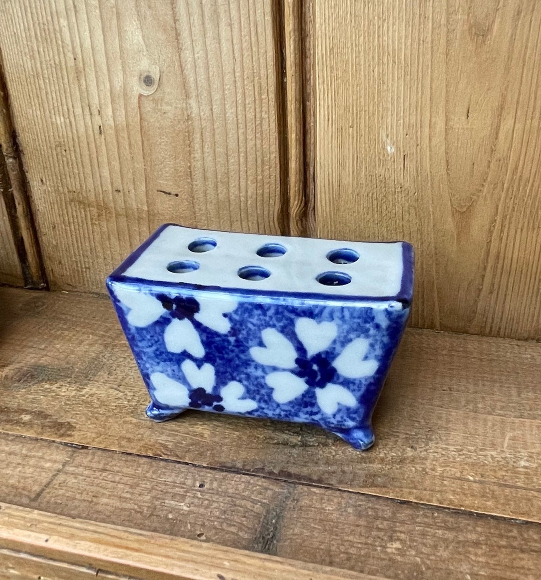 Antique Flower Brick | Antique Dutch Delft Faience Flower Brick ...