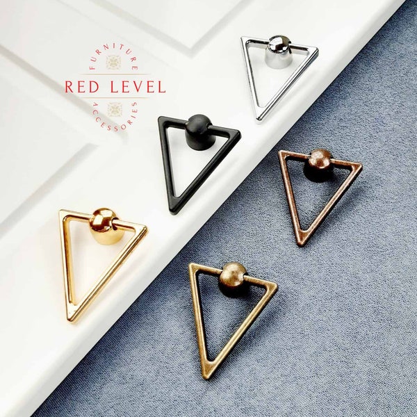 Triangle Drawer Pull - Etsy