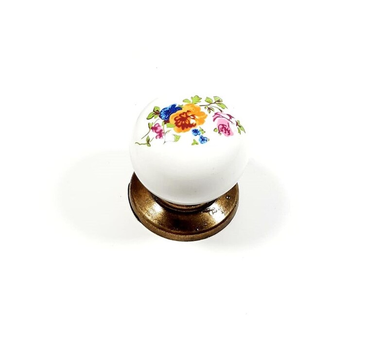 Porcelain Furniture Handles / Ceramic Kitchen Cabinet Pulls / Cupboard ...