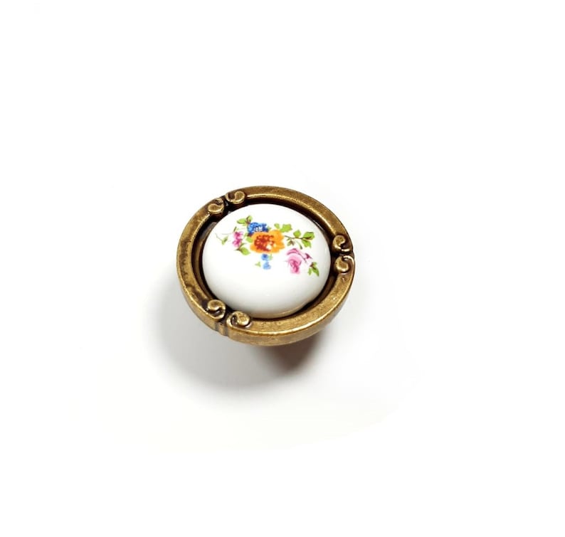 Porcelain Furniture Handles / Ceramic Kitchen Cabinet Pulls / Cupboard ...