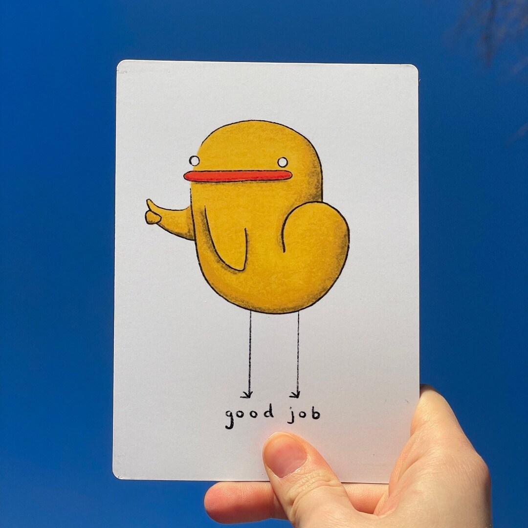 Duck Magnet - Good Job - Etsy