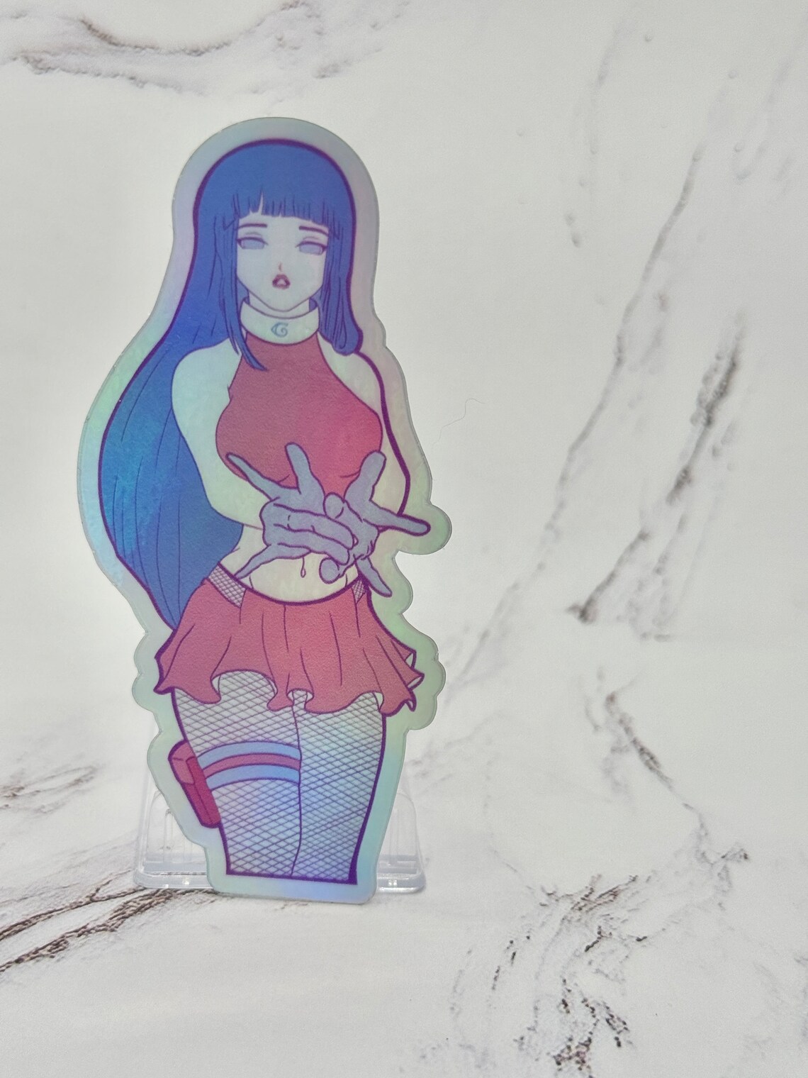Adesivo holográfico Rave Hyuga - Etsy Portugal