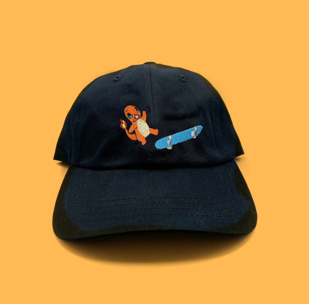 Skateboarding Charmander Dad Hat Pokemon Minimalistic Gen 1 - Etsy