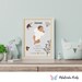 Birth Details Print, Baby Boy Nursery Wall Art, Abstract Print, Natural ...