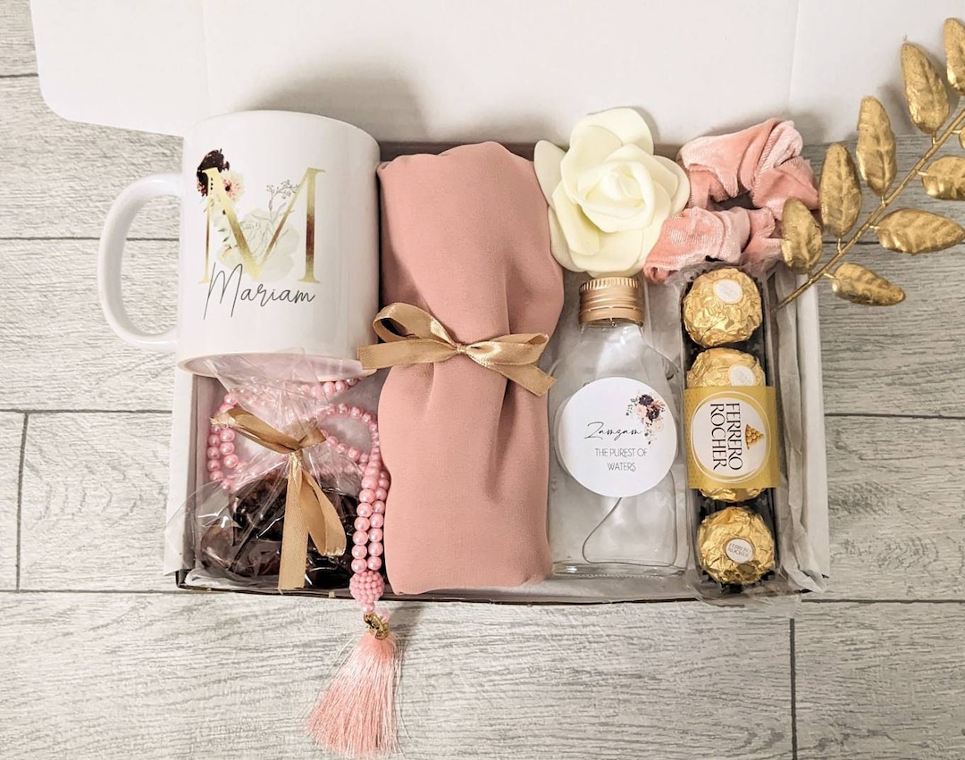 Personalised Mug Hijab Hamper/initial Mug/hijab Hamper/gift for Her ...