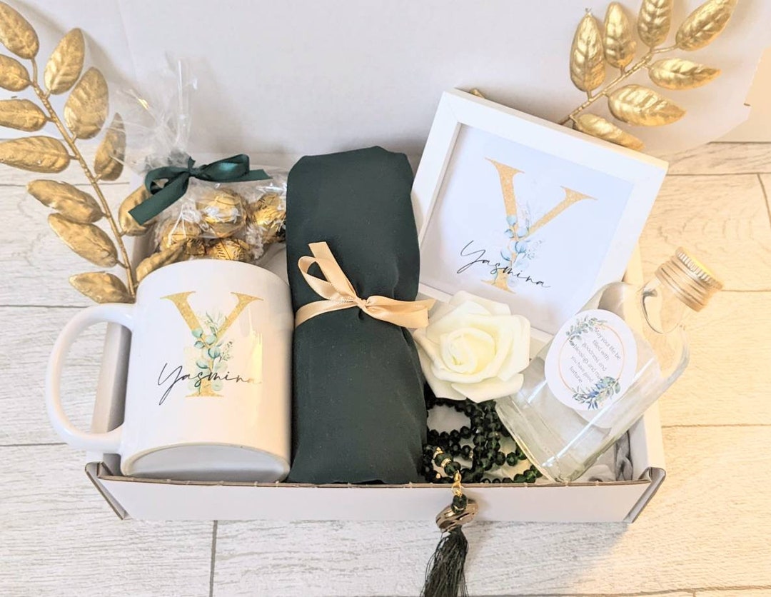Personalised Mug Hijab Hamper/initial Mug/hijab Hamper/gift for Her ...