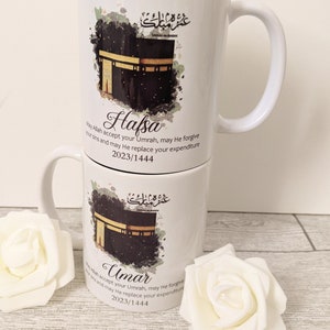 Hajj/umrah Mubarak Gift/personalised Hajj Umrah Mugs/umrah Hajj Frame ...