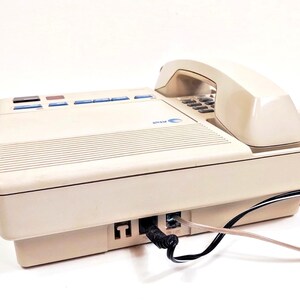 Vintage ATT Telephone & Answering Machine System Dual Cassette Recorder ...