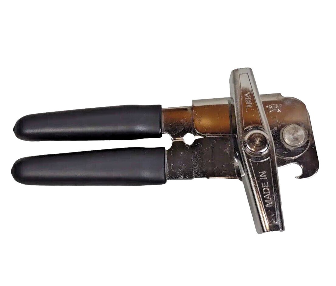 Vintage SWING-A-WAY Swing Away Manual Can Opener USA Black Handle ...